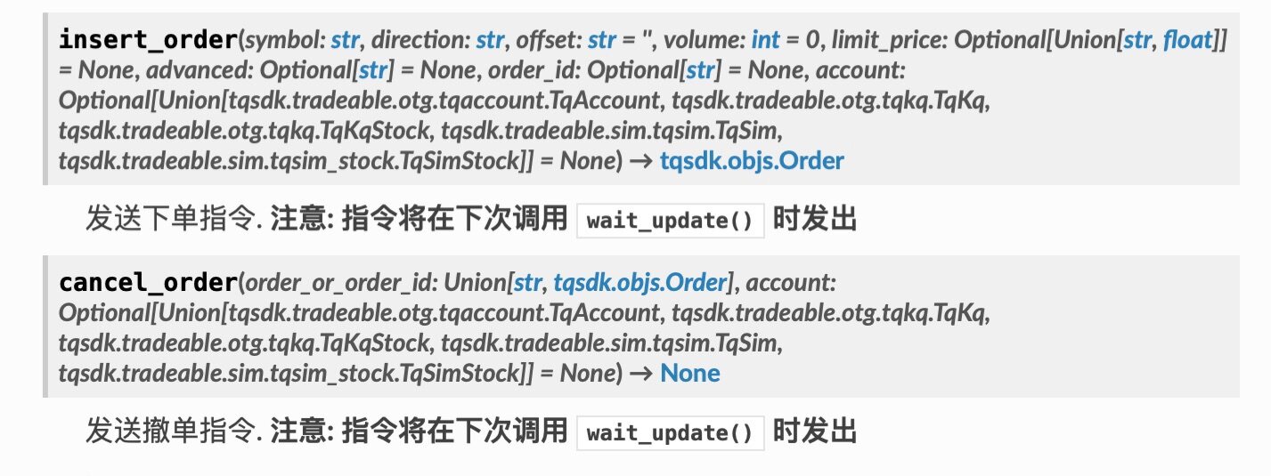 天勤量化(TqSdk)入门 | Kaka Wan Yifan